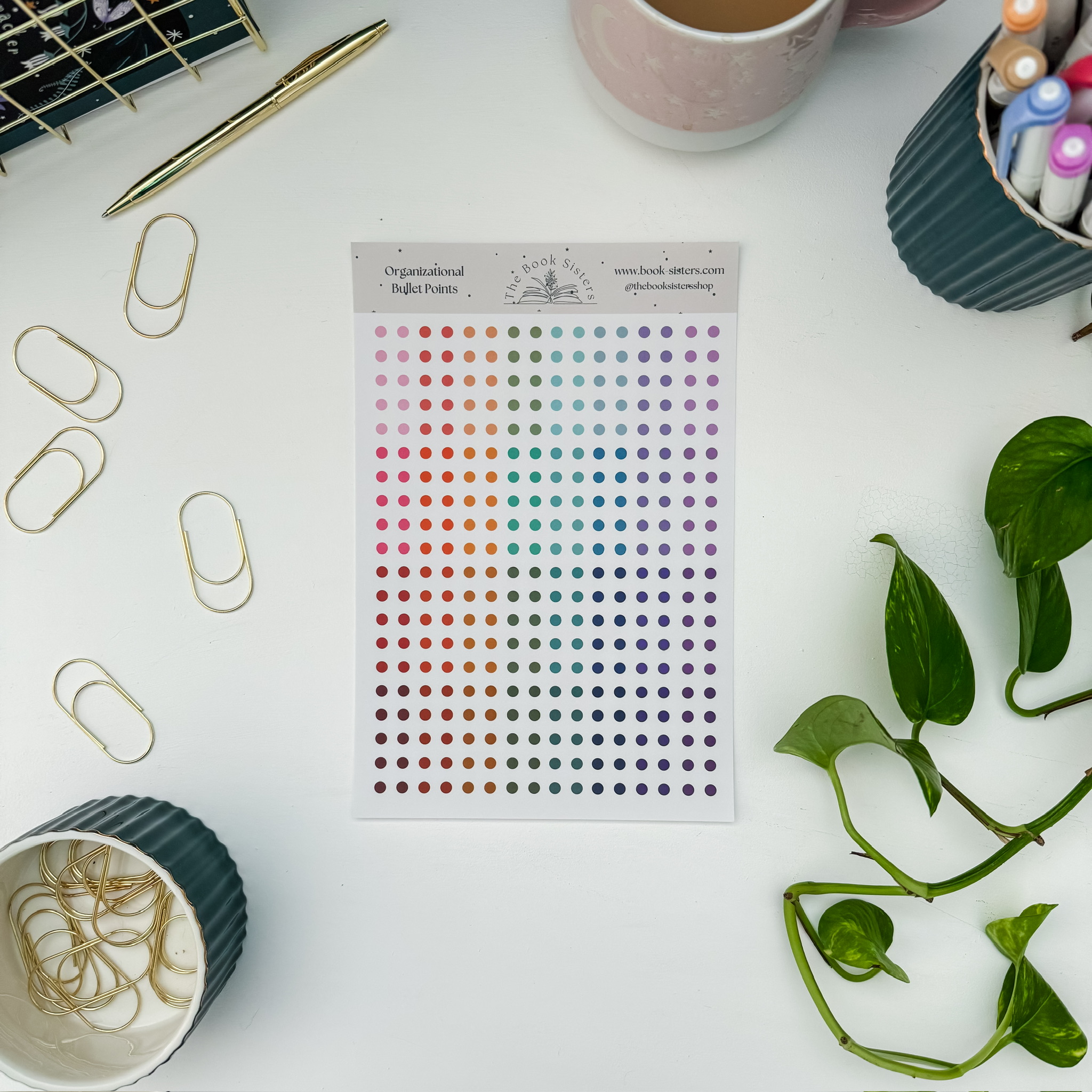 Organizational Bullet Point Stickers – Functional Stickers for Planners ...